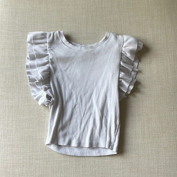 Zara | Tops | Zara Ruffle Top | Poshmark